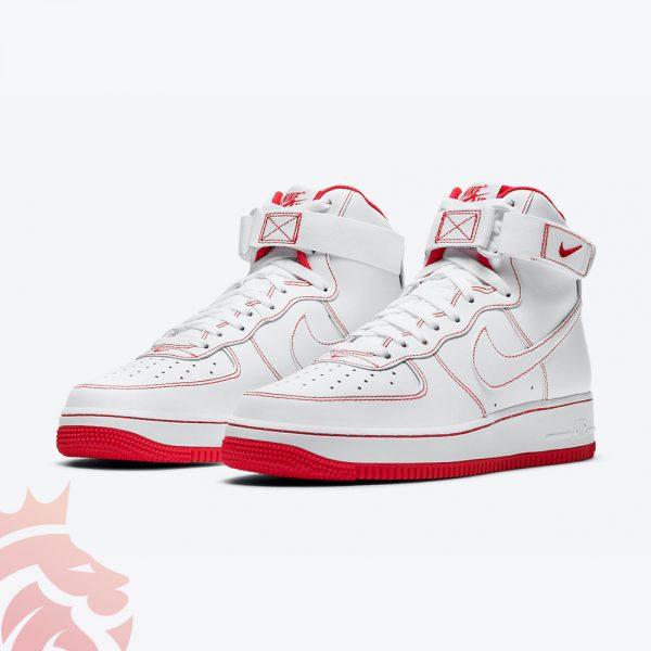 Sneak Peek: Nike Air Force 1 High "Exposed Red Stitch" - YankeeKicks